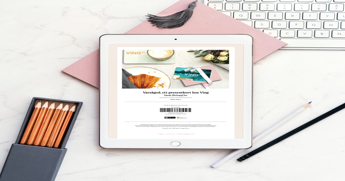 Villkor för Vings presentkort | Ving